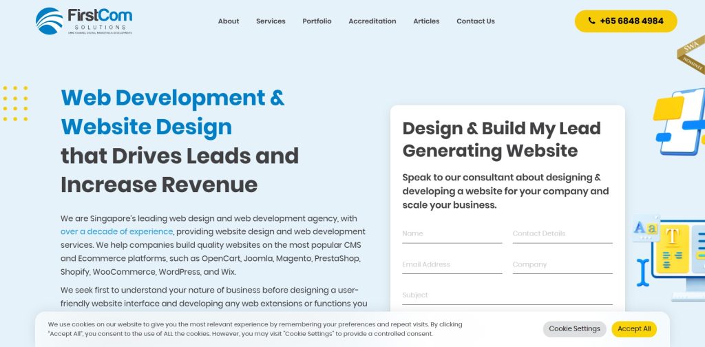 Top 10 Website Design Companies In Singapore [2026] | Aero Business ...