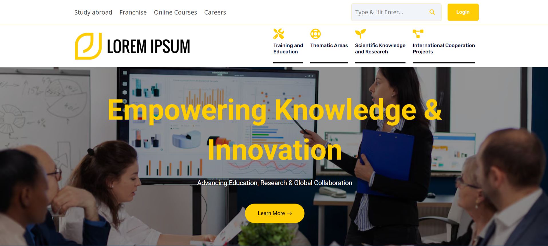 Header Elementor Templates [Free Download] | Aero Business Solutions