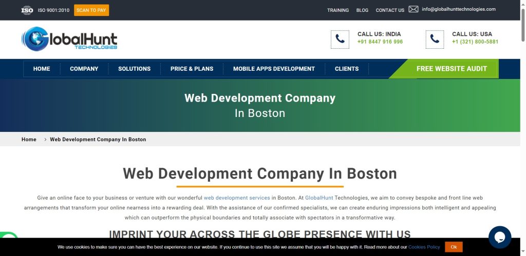 Top 10 Website Design Companies In Boston [2026] | Aero Business Solutions