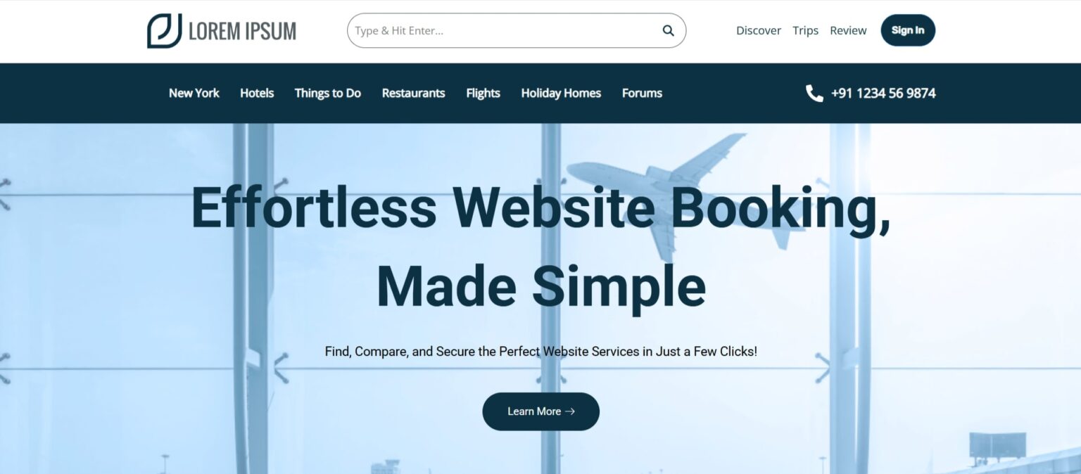 Header Elementor Templates [Free Download] | Aero Business Solutions