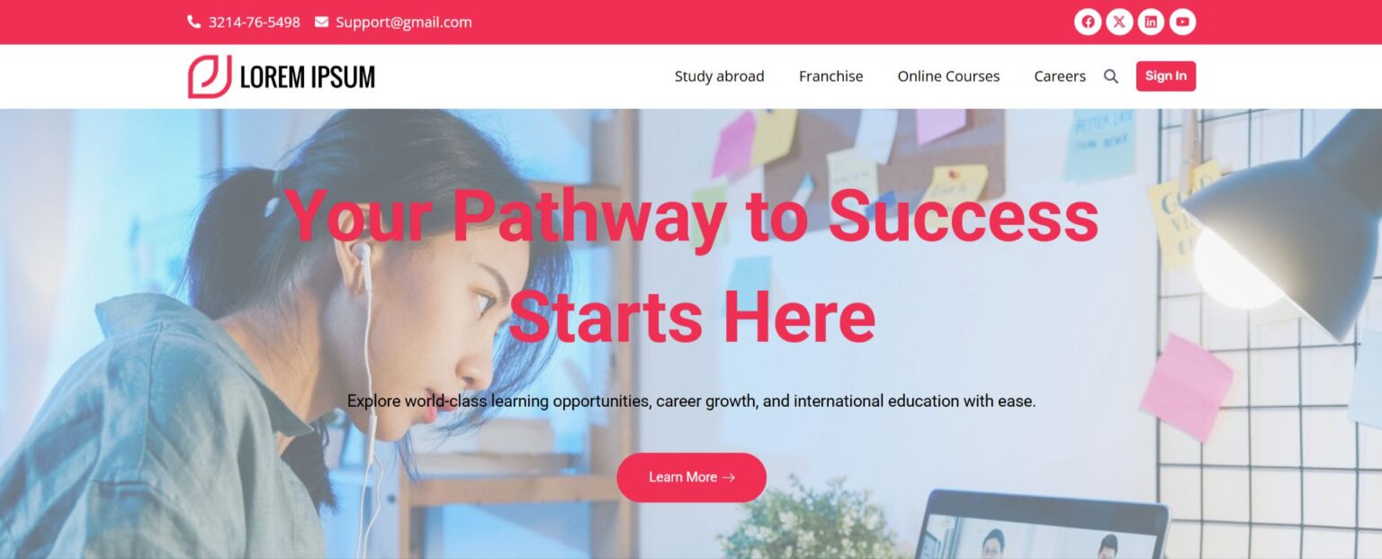 Header Elementor Templates [Free Download] | Aero Business Solutions