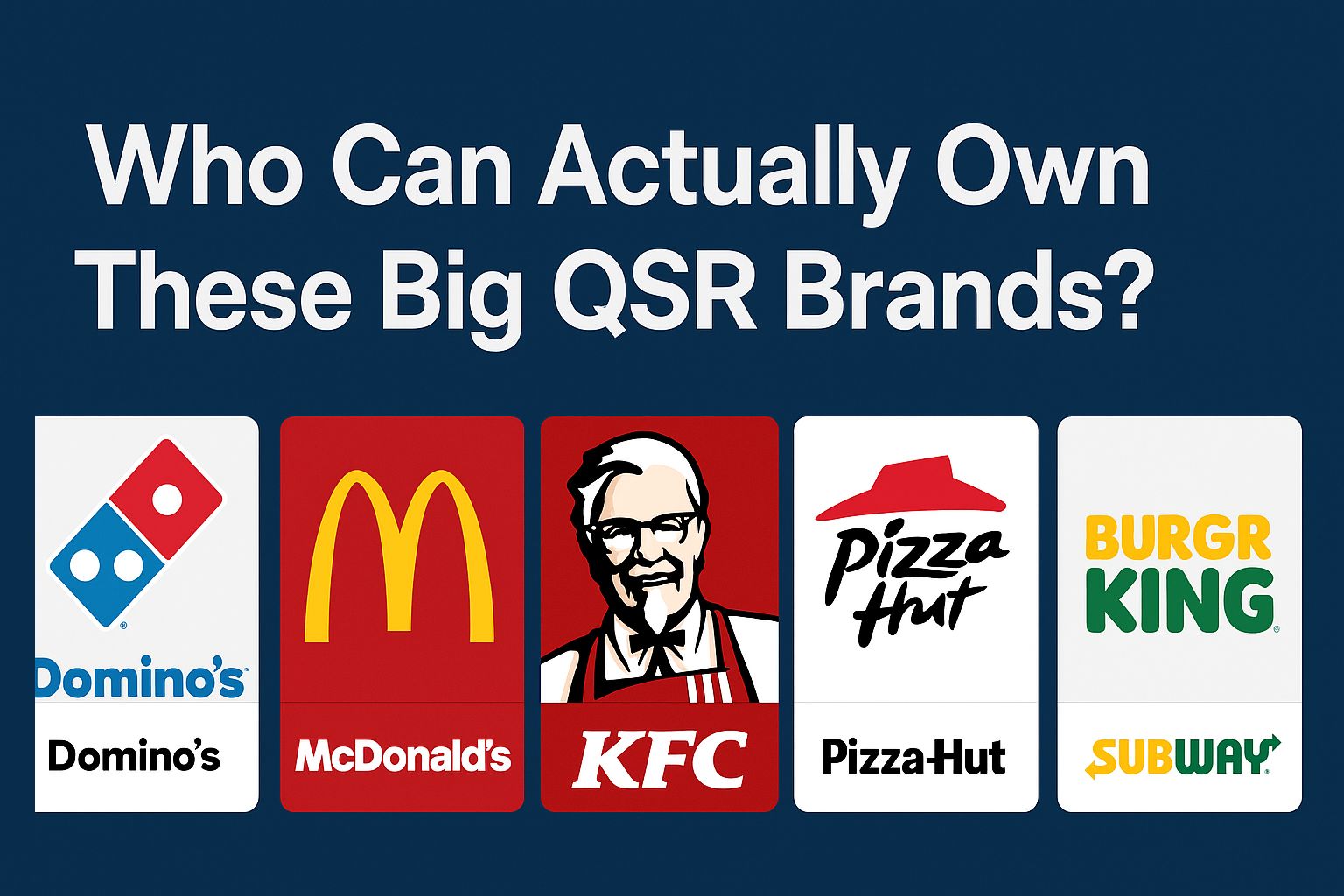 Domino's Vs McDonald’s Vs KFC: Which Restaurant Franchise Makes The ...