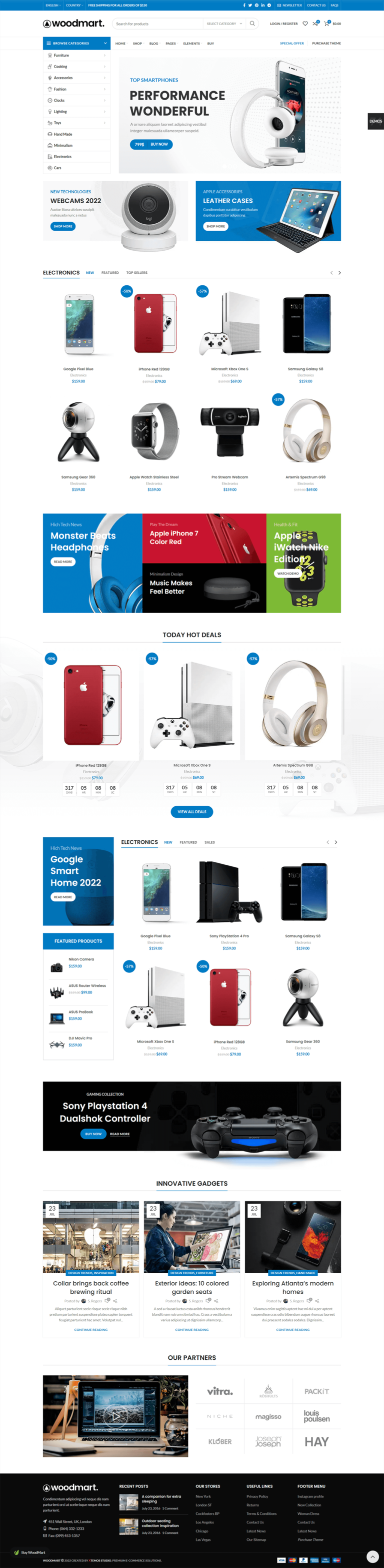 Top 10+ ECommerce Website Design Templates | Aero Business Solutions